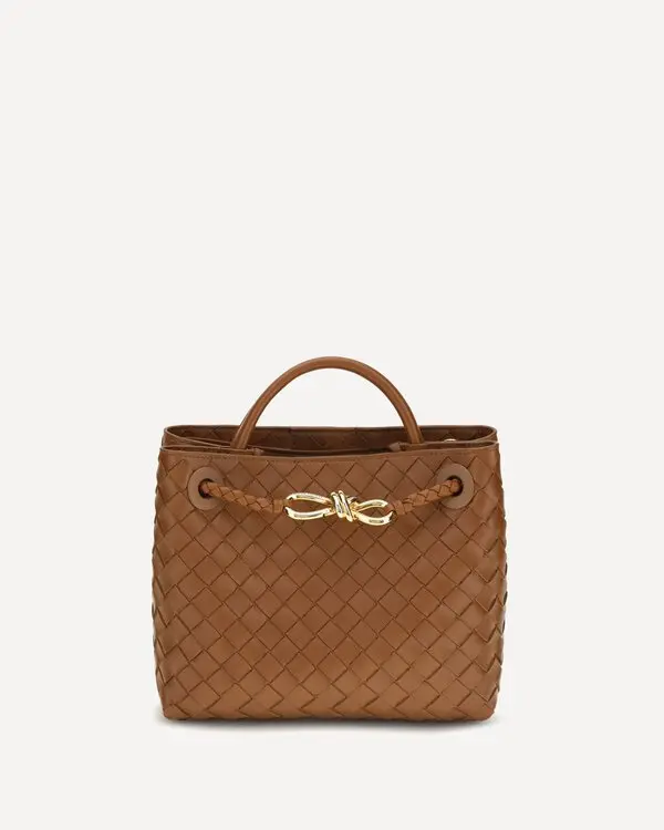 Bottega Veneta Andiamo Shoulder Bag - Brown