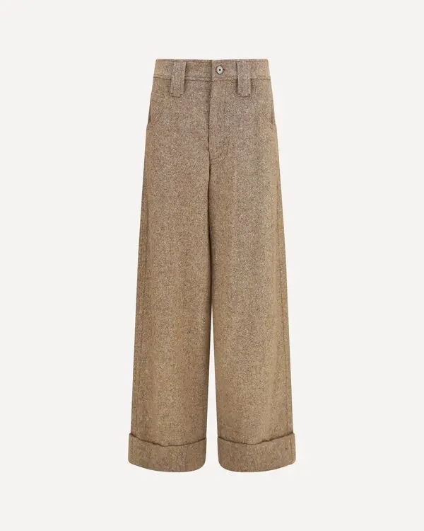 Brunello Cucinelli Tailored Wool-blend Pants