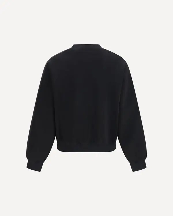 Moose Knuckles Mix Media Crewneck Sweater