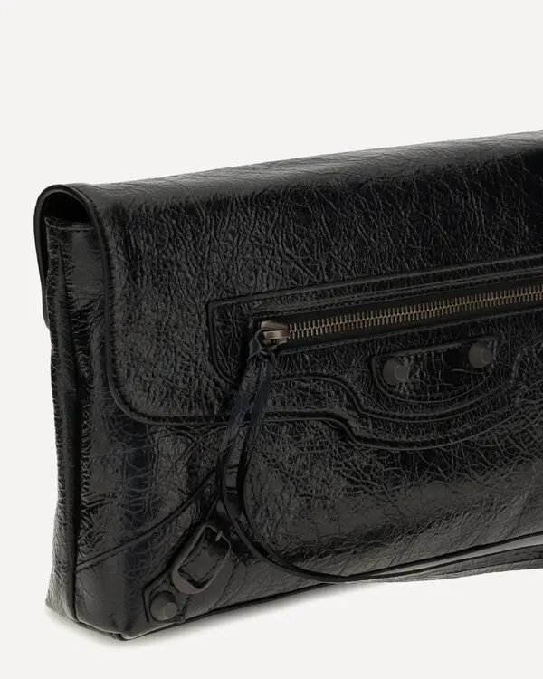 Balenciaga Le City Clutch In Lambskin