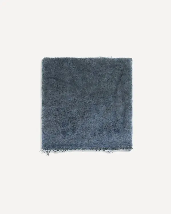 MIRROR IN THE SKY Lightweight Cashmere Scarf With Fringes