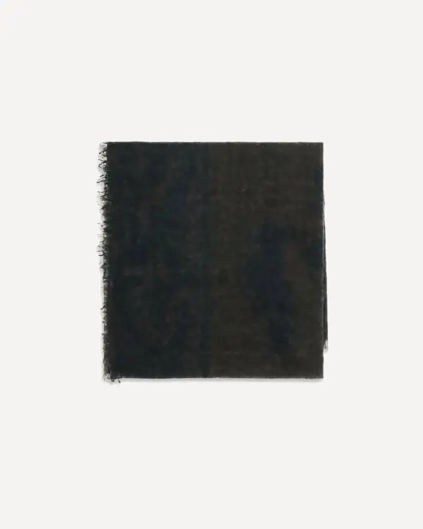 MIRROR IN THE SKY Soufflé Cashmere Scarf With Baroque Motif