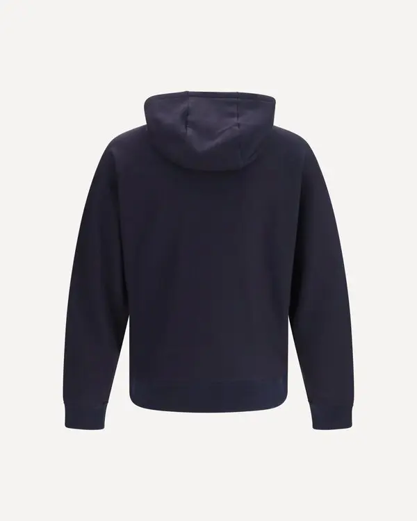 Loro Piana Cotton And Cashmere Bomber Hoodie - Blue
