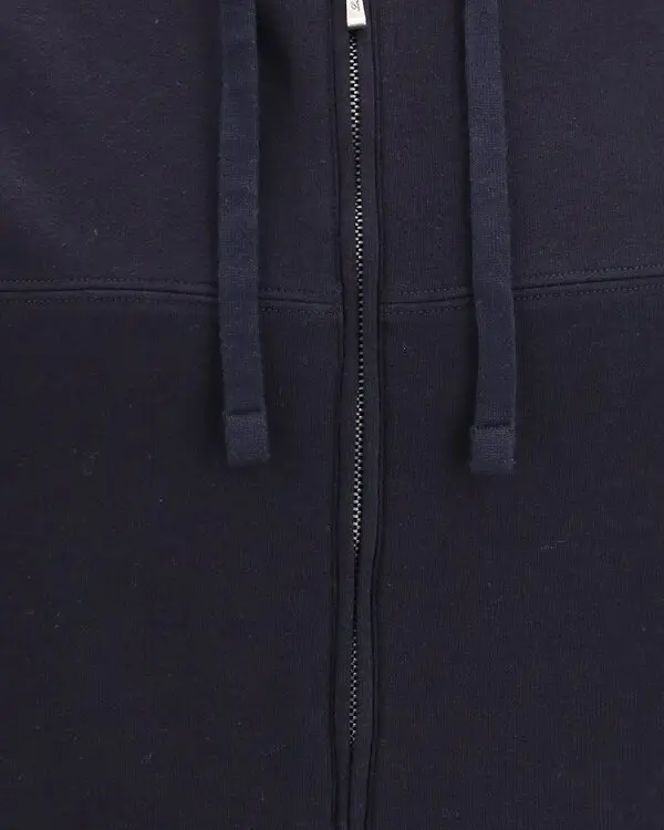 Loro Piana Cotton And Cashmere Bomber Hoodie - Blue