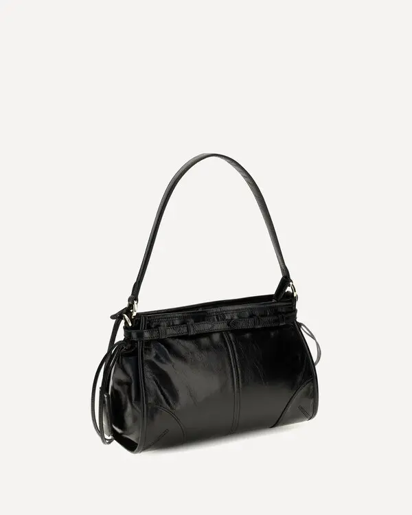 Prada Small Bonnie Handbag In Leather