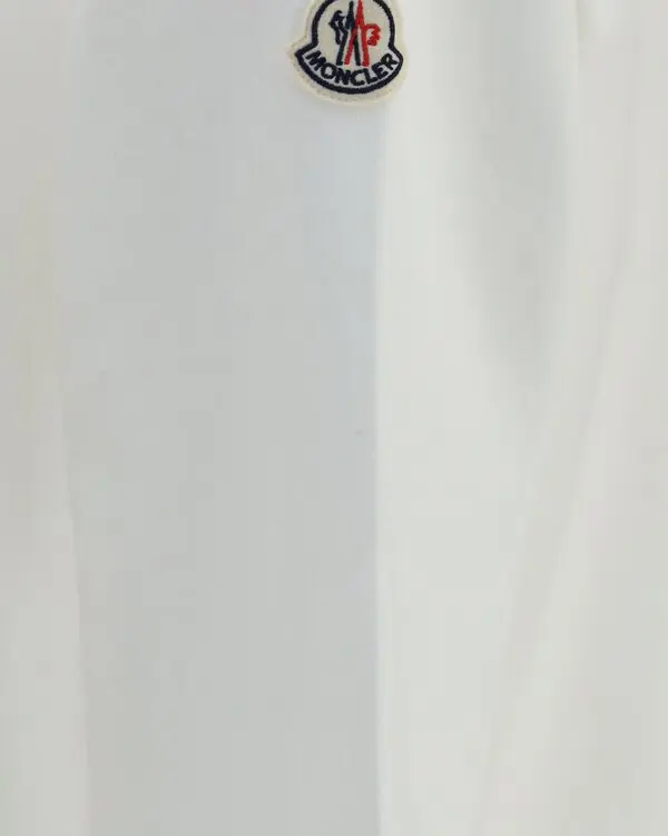 Moncler Cotton Blend Cropped Hoodie