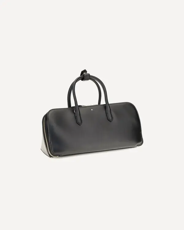 Alaïa Small Delta Nubuck Handbag - Black