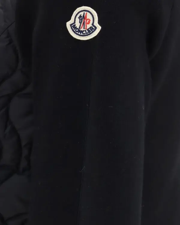 Moncler Quilted Cotton Cardigan With Zip Closure