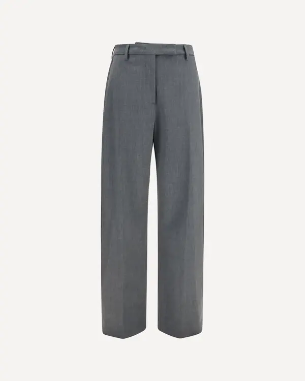 THE LATEST Straight-leg Wool-blend Pants