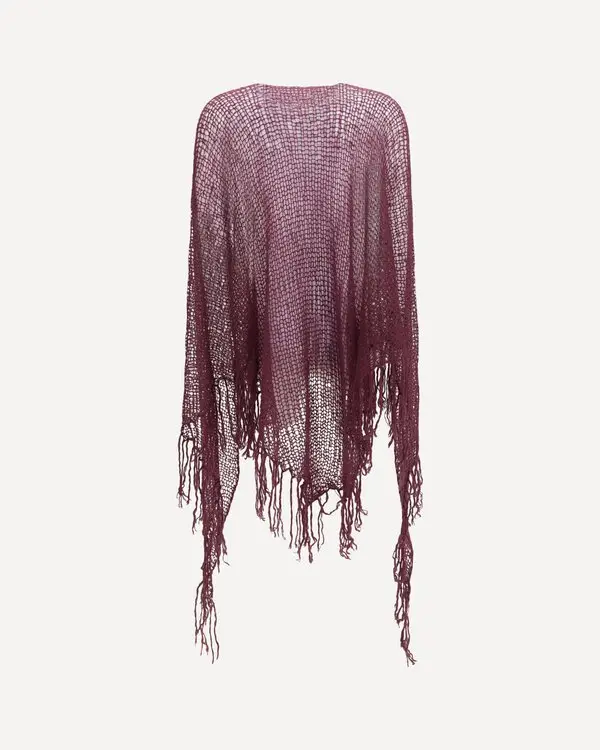 MIRROR IN THE SKY Nimbus Triangular Scarf - Purple