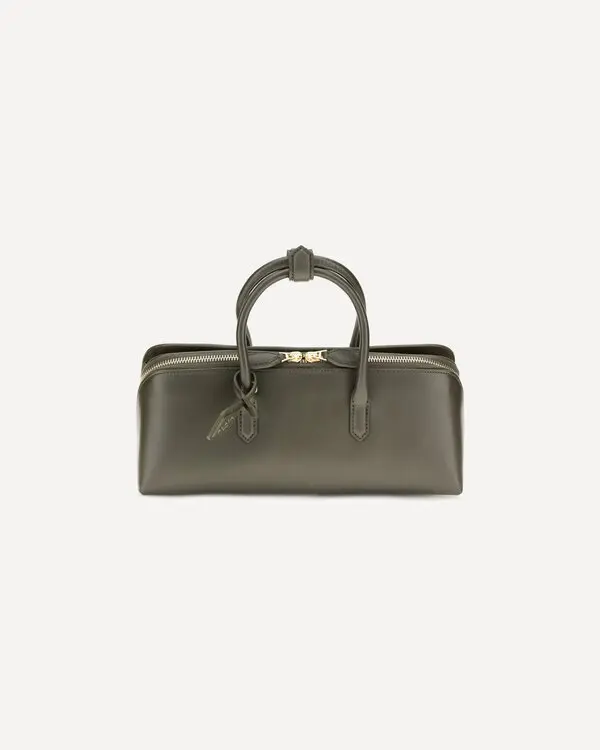 Alaïa Small Delta Nubuck Handbag