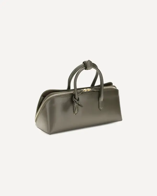 Alaïa Small Delta Nubuck Handbag