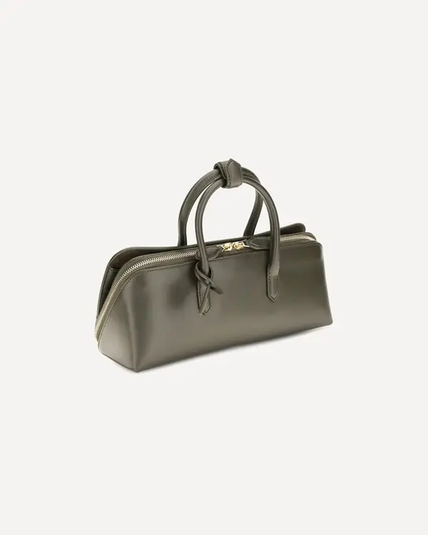 Alaïa Small Delta Nubuck Handbag
