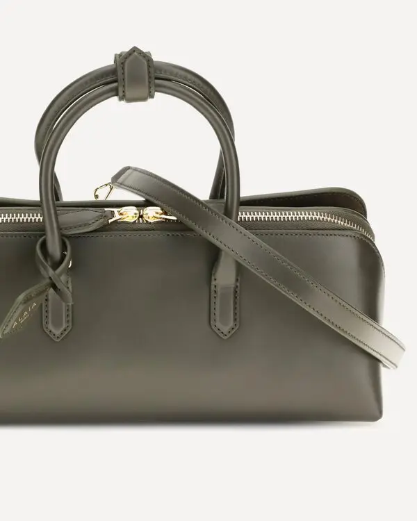 Alaïa Small Delta Nubuck Handbag