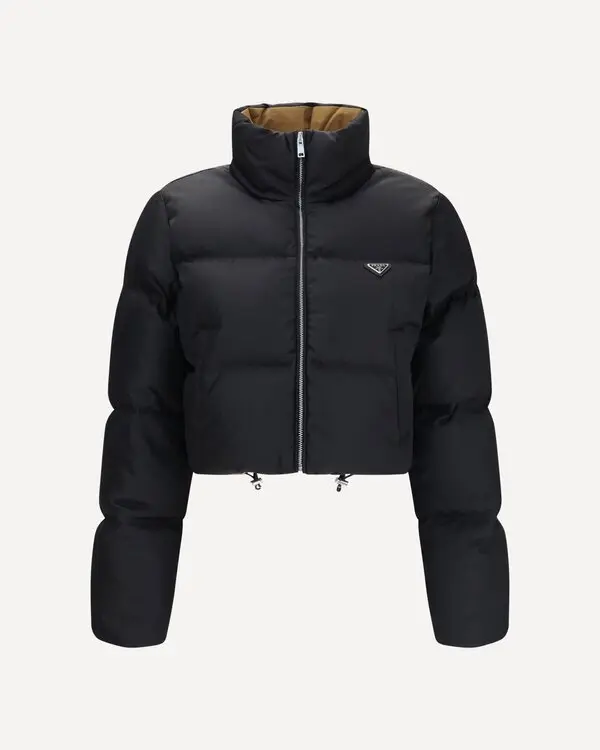 Prada Short Re-nylon Down Jacket