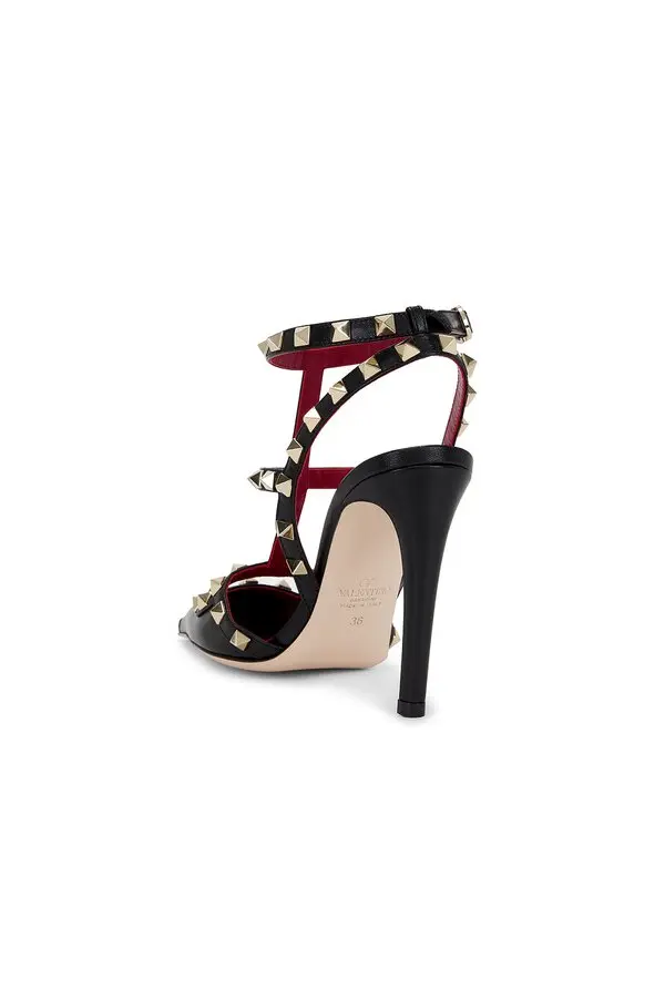 Valentino Garavani Rockstud Ankle Strap Pump