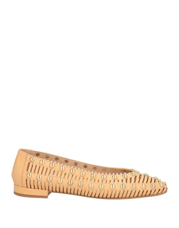 Ulla Johnson Ballet Flats Sand Size Leather