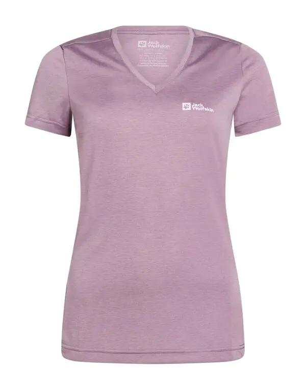 JACK WOLFSKIN Athletic V-neck T-shirt