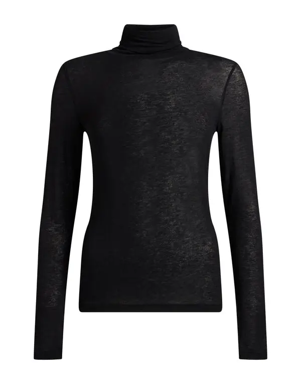 CARACTÈRE Viscose, Polyamide, Cashmere, Elastane Turtleneck Top