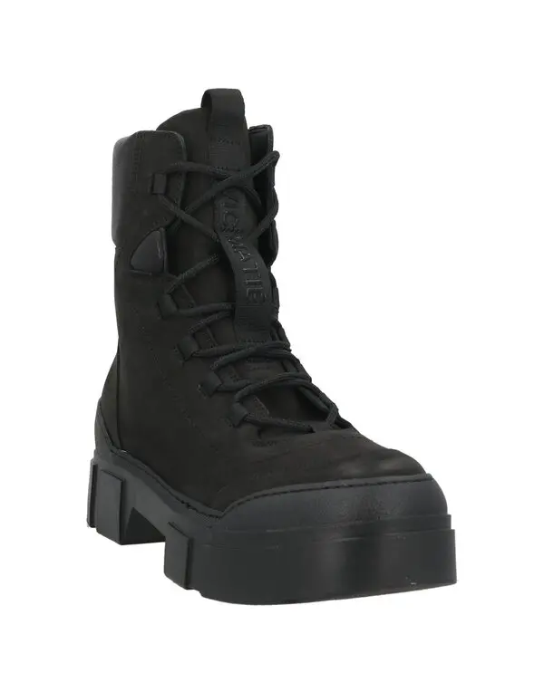 VIC MATIE Two-tone Nubuck Lace-up Ankle Boots