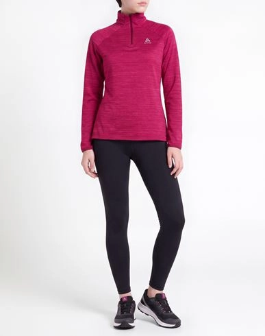 ODLO Performance Multicolored Long Sleeve Half-zip T-shirt