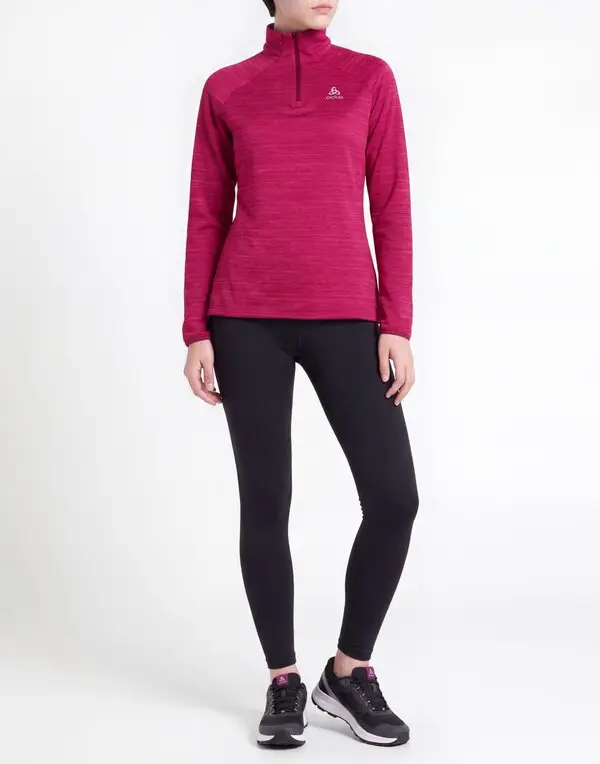 ODLO Performance Multicolored Long Sleeve Half-zip T-shirt