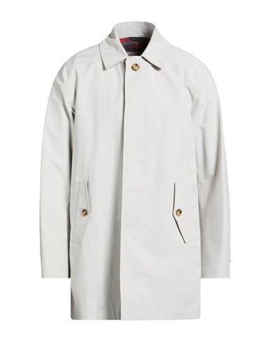 BARACUTA Military Cotton Polyester Trench Coat - Grey