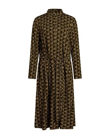 SIYU Midi Dress Military Size Viscose, Elastane - Green