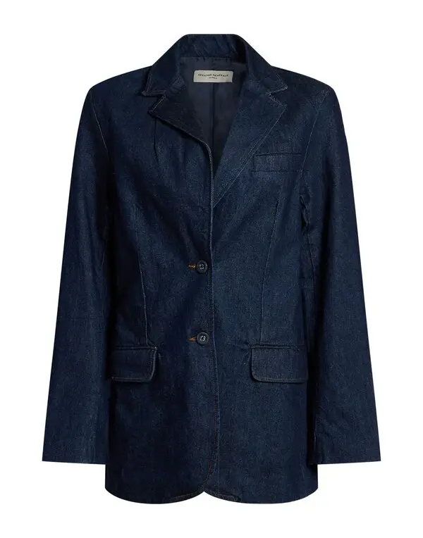 Officine Générale Single-breasted Cotton Blazer