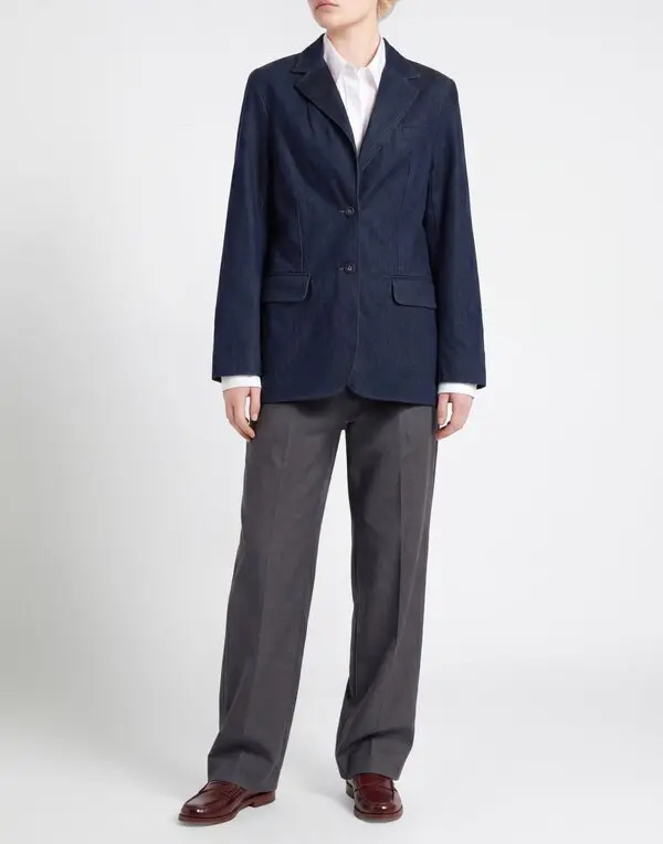 Officine Générale Single-breasted Cotton Blazer