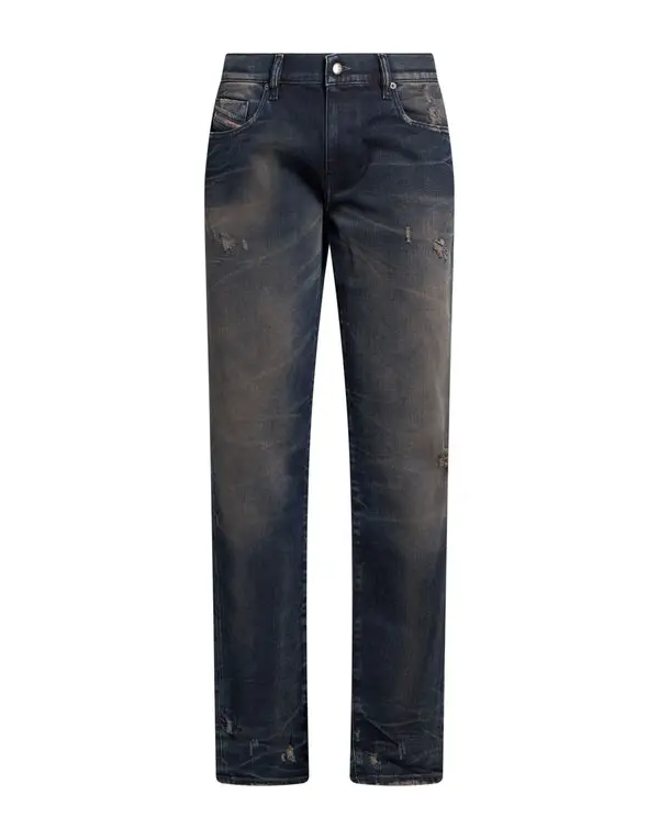 DIESEL® Skinny Fit Jeans With Distressed Details