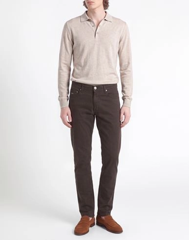 TRAMAROSSA Cotton Blend Moleskin Pants - Brown