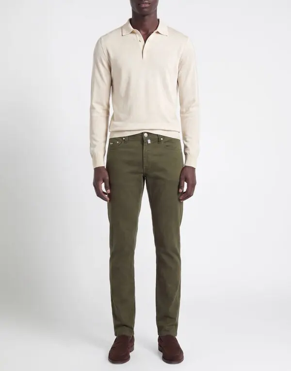 TRAMAROSSA Cotton Blend Moleskin Pants - Green