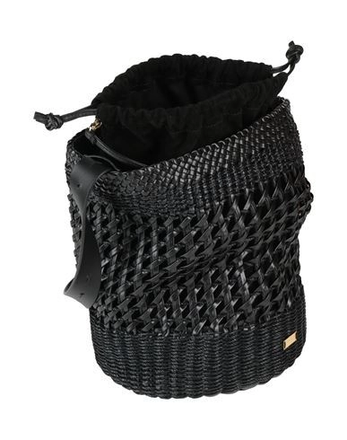 SERENA UZIYEL Woven Leather Bucket Bag