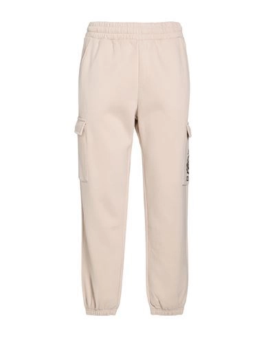 JACK & JONES Pants Size Cotton, Polyester - Beige