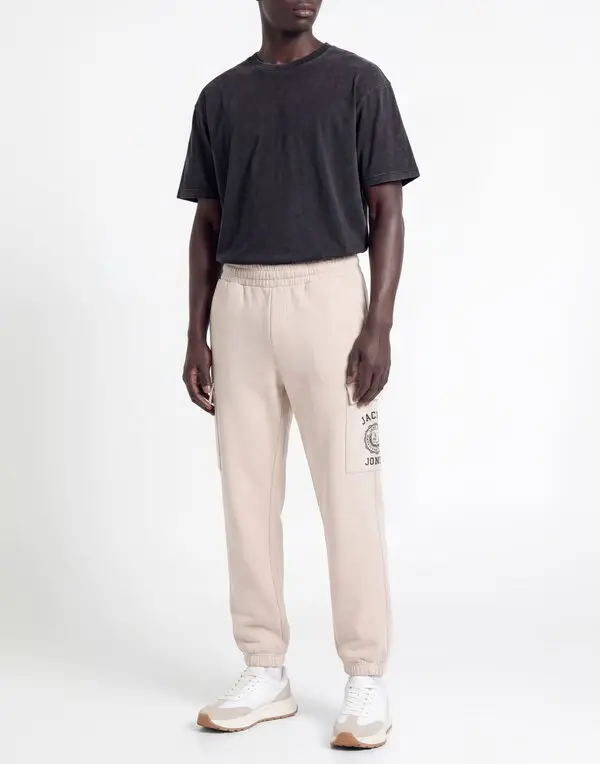 JACK & JONES Pants Size Cotton, Polyester