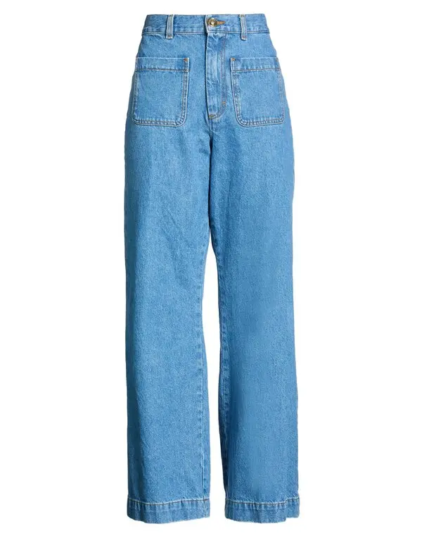 Sandro Cotton Straight-leg Jeans