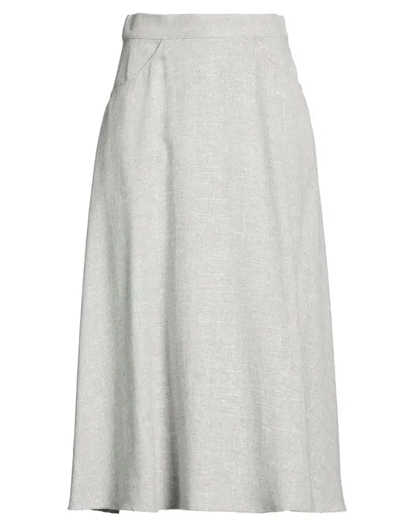 PUROTATTO Flared Midi Skirt