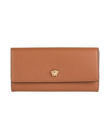 Versace Wallet Tan Leather
