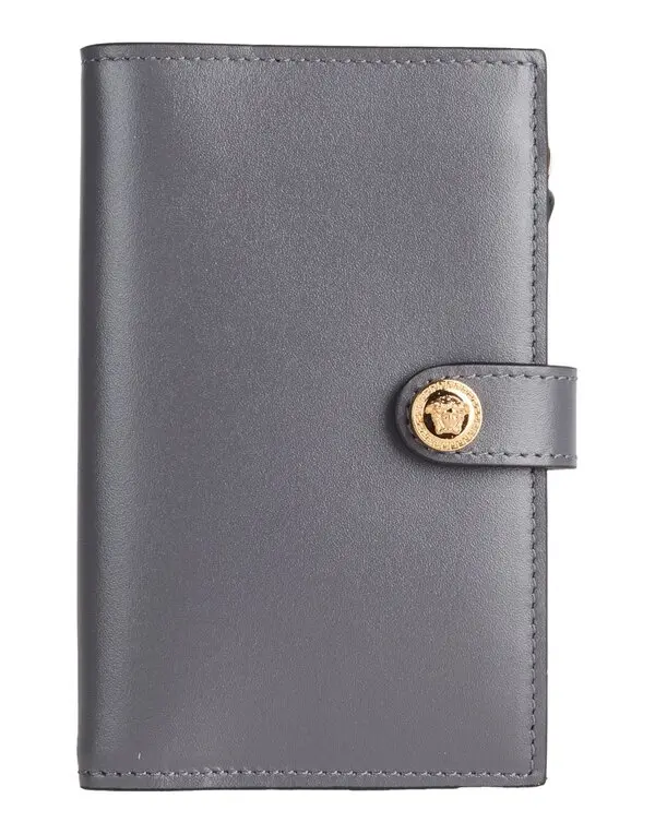 Versace Wallet Leather - Grey