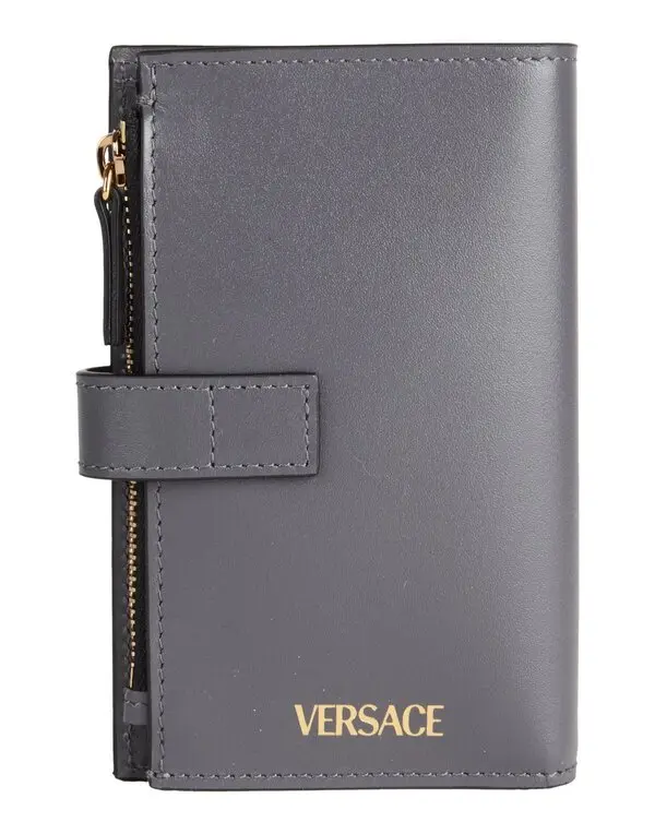 Versace Wallet Leather - Grey