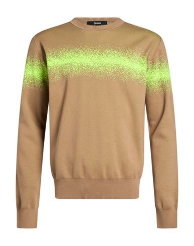 Herno Cotton & Polyester Crewneck Sweater - Camel