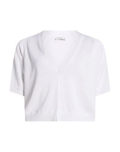 Peserico Cardigan Midnight Size Linen, Cotton - White