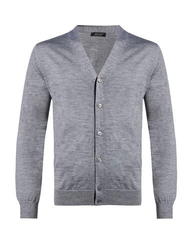 ARAGONA Cashmere And Silk Blend Cardigan - Grey
