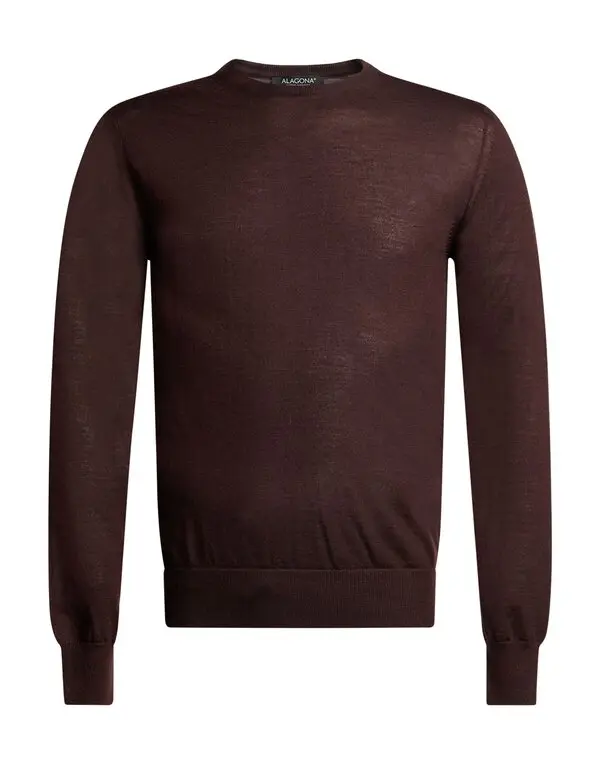 ARAGONA Sweater Size Cashmere, Silk - Brown