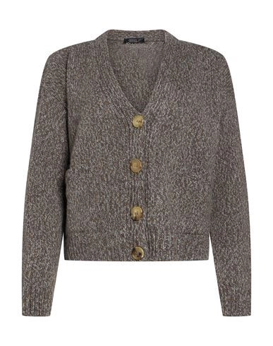 ARAGONA Cardigan Size Baby Alpaca Wool, Wool - Brown