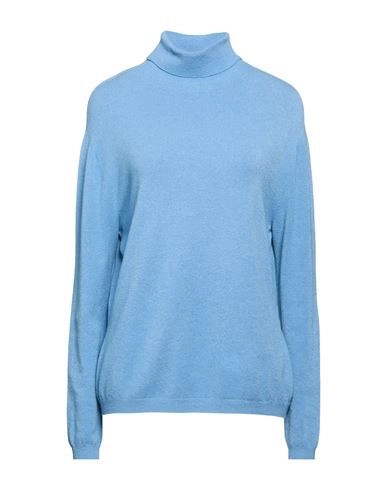 OLTRE Turtleneck Slate Size Viscose, Polyester, Polyamide - Blue