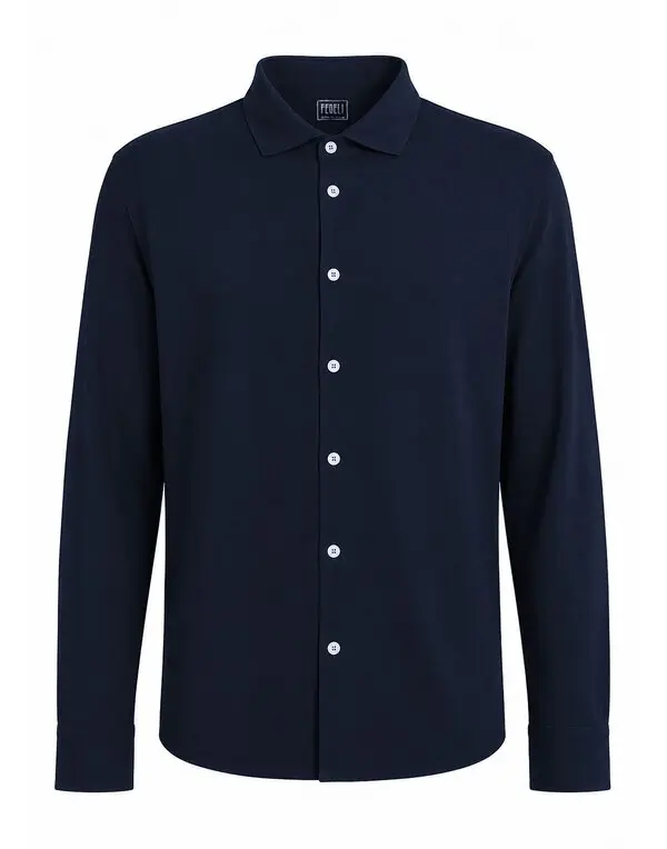 Fedeli Shirt Size Cotton - Midnight Blue