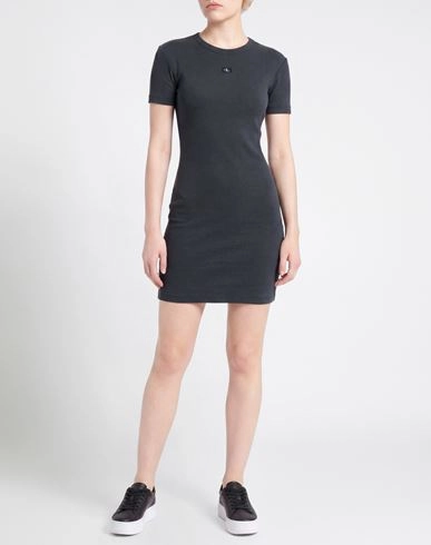 Calvin Klein Ribbed Jersey T-shirt Mini Dress