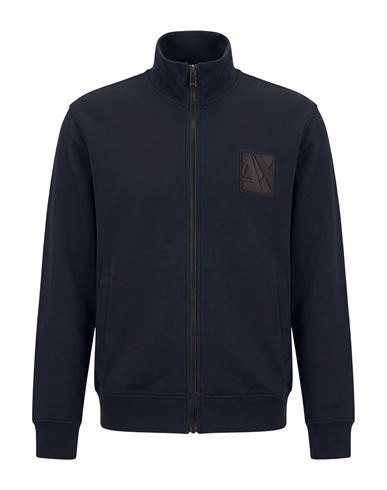 Armani Exchange Midnight Cotton French Terry Sweatshirt
